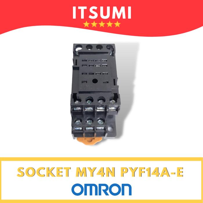 Jual Socket Relay Omron MY4 MY4N-J MY4N-GS 14 Kaki PYF-14A Original ...