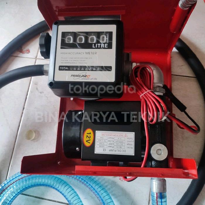 Jual POMPA SOLAR POMPA TRANSFER BBM SOLAR/OLI DC 12V-70LPM POMPA MINYAK ...
