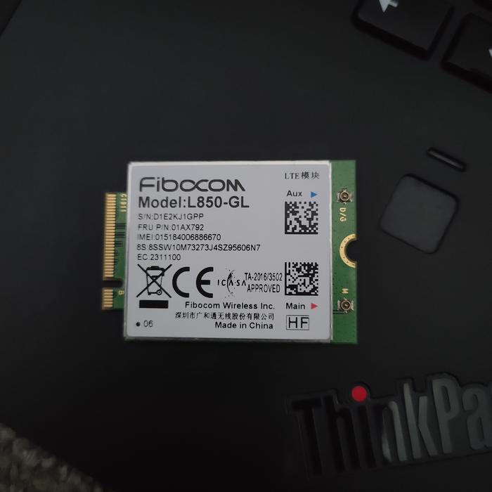 Jual Modem Internal WWAN Fibocom L850-GL Thinkpad T480 T490 X280 X390 ...