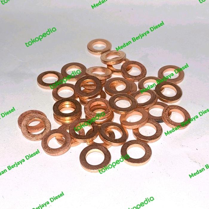 Jual Ring Tembaga M6 / 6mm Diameter Lubang Ring Kuningan TEBAL 1.5mm ...