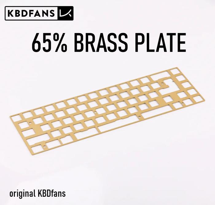 Jual BRASS PLATE 65% DZ65 - PLATE MECHANICAL KEYBOARD - KBDfans - Kota ...