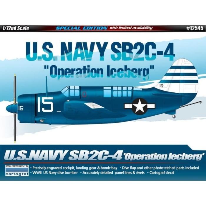 Promo Mainan Rakitan ACADEMY U.S.Navy SB2C-4Operation Iceberg LE:1/72 ...