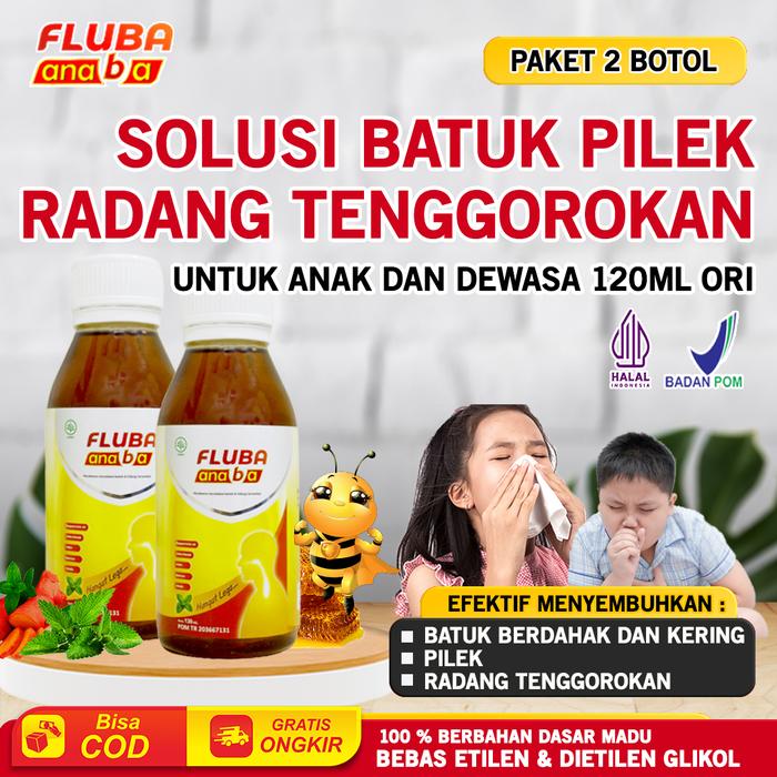 Jual Madu Fluba Anaba Atasi Flu Batuk Dan Insomnia - Paket 2 Botol ...