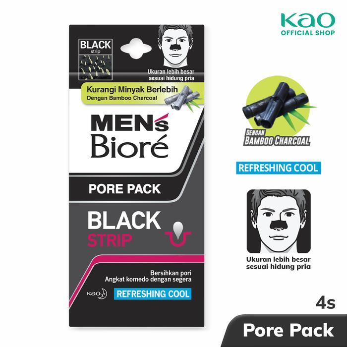 Jual Men's Biore Pore Pack 4s - Pembersih Komedo - - KAO Official Store | Tokopedia