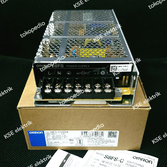 Jual Power Supply/Switching OMRON 24Vdc / 6.5a type S8FS-C15024 - Jakarta Pusat - KSE elektrik ...
