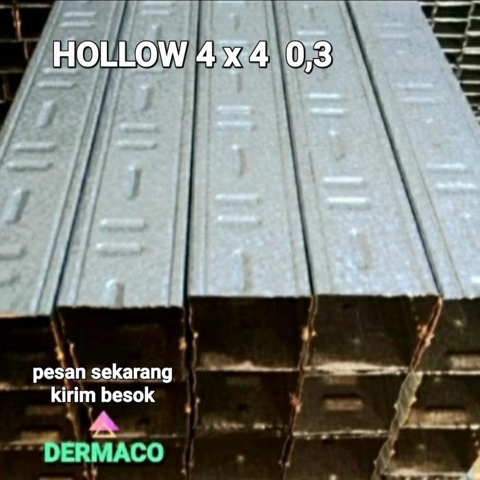 Jual HOLO 4 x 4 GALVALUM PROFIL 0,3 TB / Holo Rangka Gypsum / Hollow ...