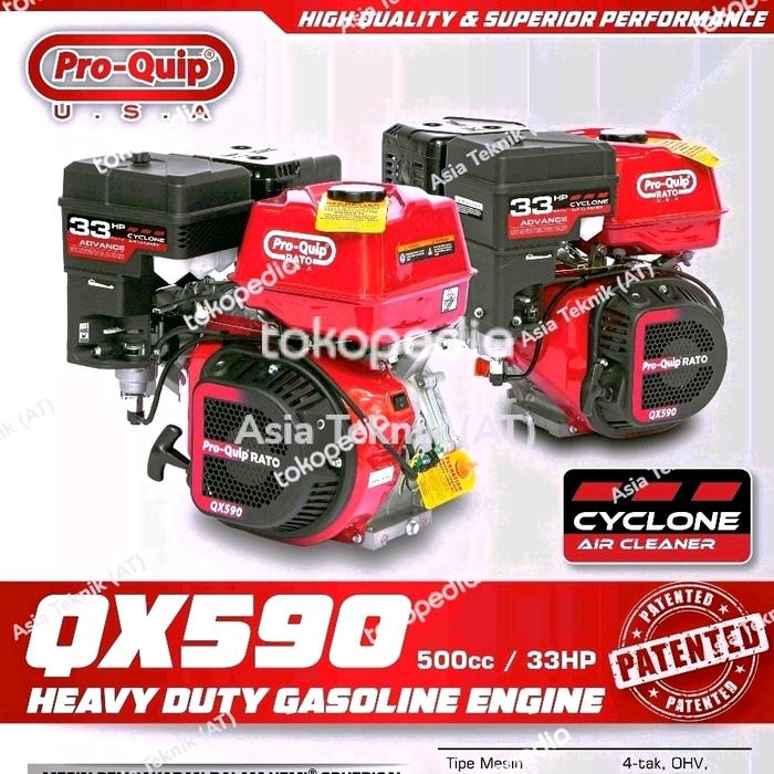 Promo Mesin Bensin 33 Hp Heavy Duty Gasoline Engine ProQuip Rato QX590 ...