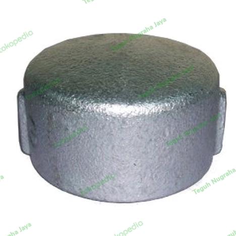 Jual Round Caps Plain Drat Dalam Galvanis Besi 3/4 BSPT Thread Dop ...