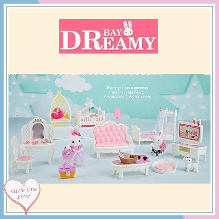 Jual Bay Dreamy - Bedroom & Livingroom Set [mainan Anak Pretend Play ...