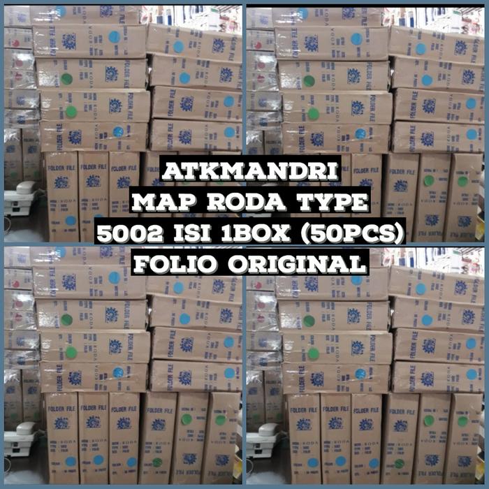 Jual MAP RODA TYPE 5002 ISI 1BOX (50PCS) FOLIO ORIGINAL NEW - Jakarta ...