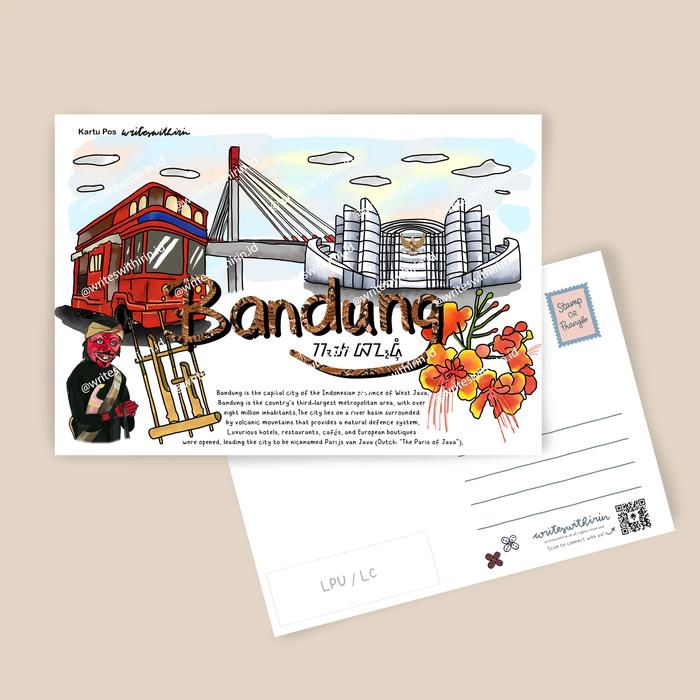 Jual (writeswithirin) Kartu Pos/ Postcard/ Poskad Kota Indonesia - Kota ...
