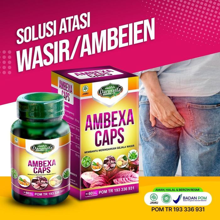 Promo Darusyifa - Ambexa Isi 60 Kapsul Obat Wasir Dan Ambeien Paling ...