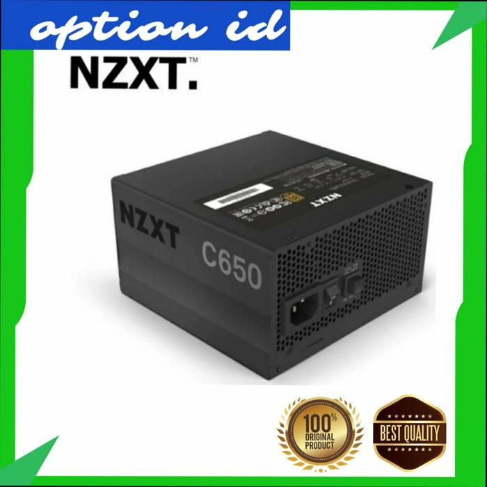 Jual Power Supply NZXT C650 | PSU 650W 80+ Gold Full Modular ATX Black ...