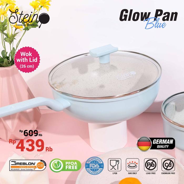Jual STEIN Glowpan Wok 26cm (Panci Satuan) | Panci Anti-Lengket German ...