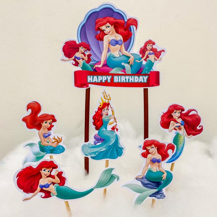 Jual TOPPER ARIEL MERMAID / CAKE TOPPER PRINCESS ARIEL MERMAID - Kab ...