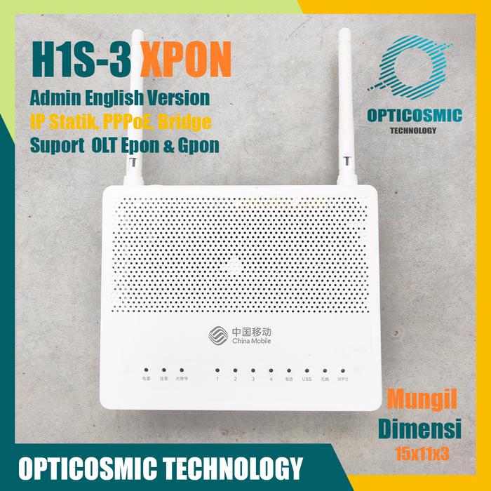 Jual Modem XPON H1s-3 ONT WIFI Second Murah Support Bridge PPoE IP ...