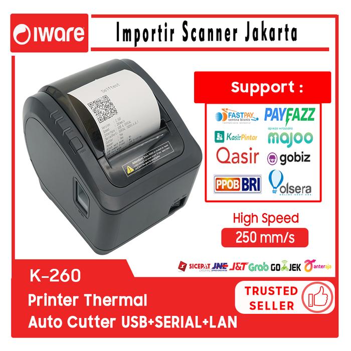 Jual Printer Kasir Thermal BI-K260 thermal 80mm K 260 auto cutter ...