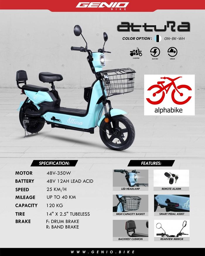 Jual SEPEDA LISTRIK GENIO ATTURA 14 X2.50 EBIKE E-BIKE - GreenBlackWhite - Kab. Karawang ...