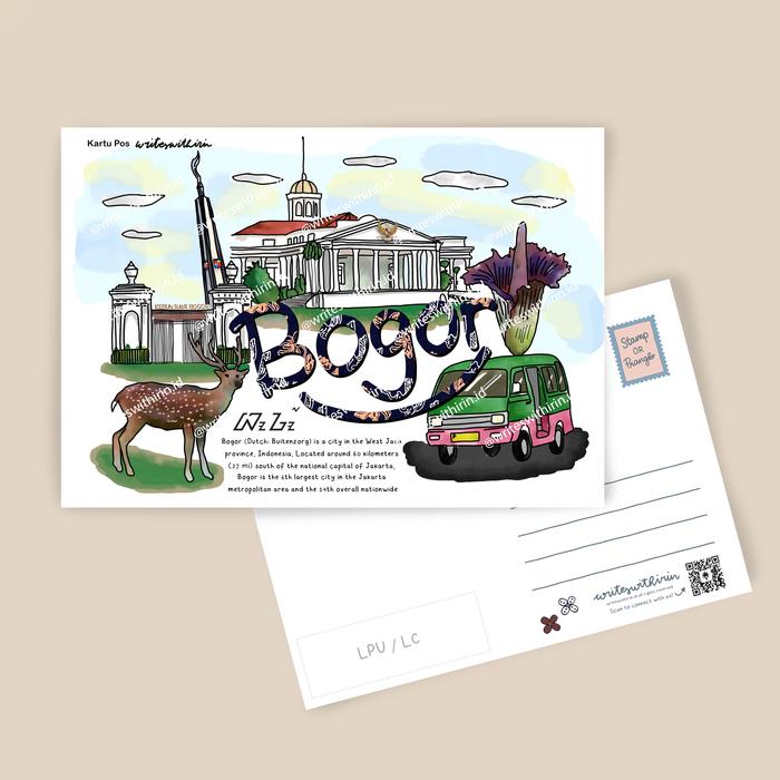 Jual (writeswithirin) Kartu Pos/ Postcard/ Poskad Kota Indonesia ...