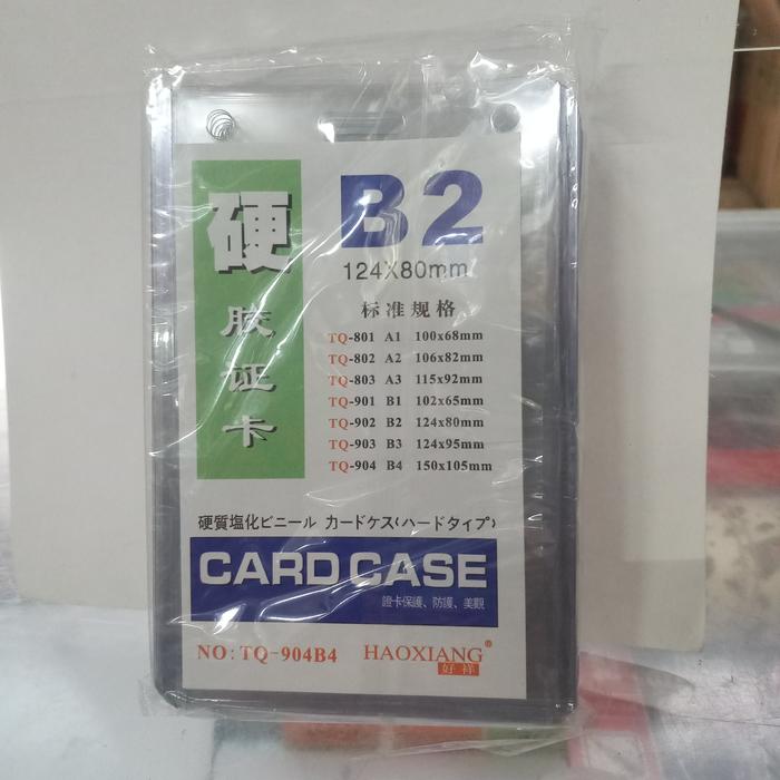 Jual Plastik Name tag/Card case/plastik id card/plastik/Card case B 2 ...