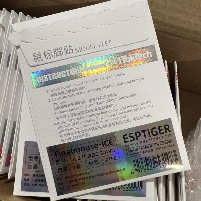 Jual Esports Tiger ICE Skates Mouse Feet Finalmouse Ultralight ...