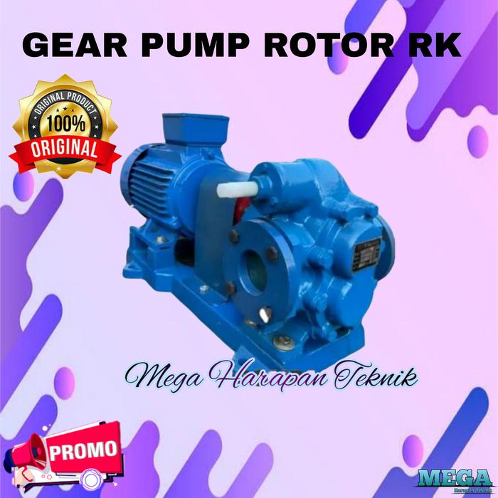 Jual Gear Pump Rotor RK-663 Pompa Cairan Kental Oli 15HP Centrifugal ...