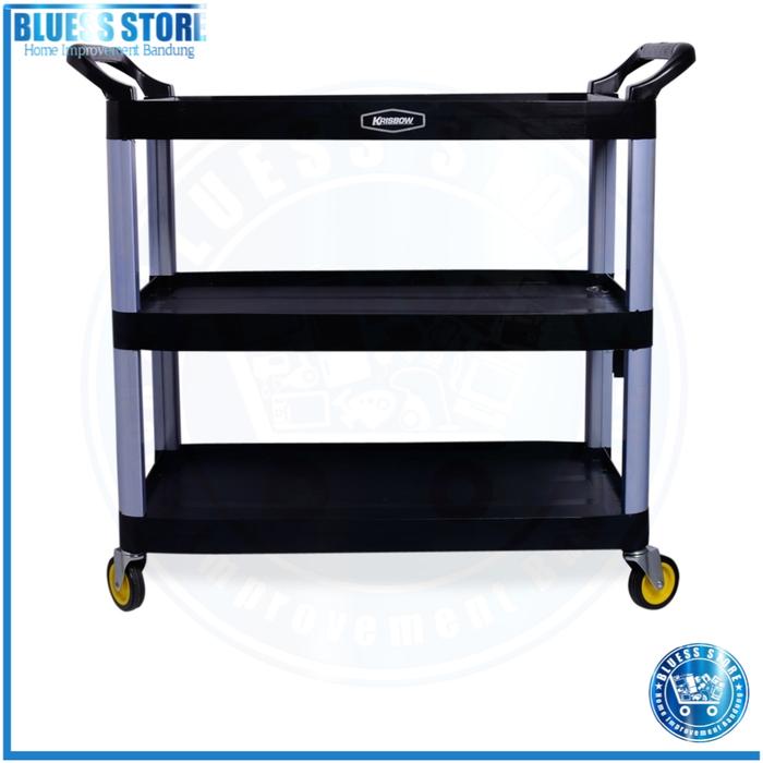 Jual Krisbow Troli Saji 3 Susun Dengan Roda Troli Dapur Troli Barang ...