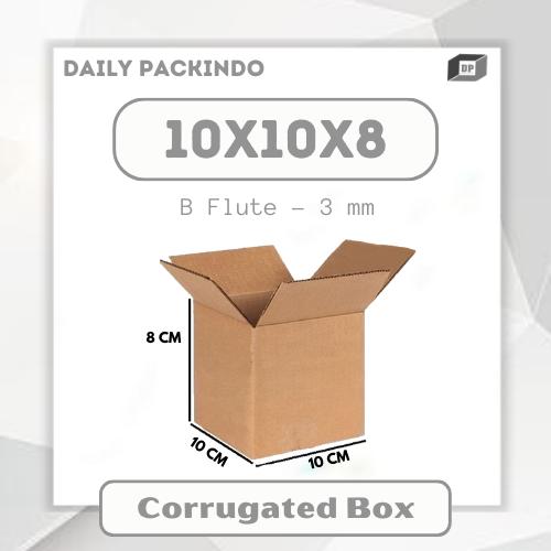 Jual Kardus/Packing/Dus/Corrugated/Box Ukuran 10x10x8 Cm Baru B Flute ...