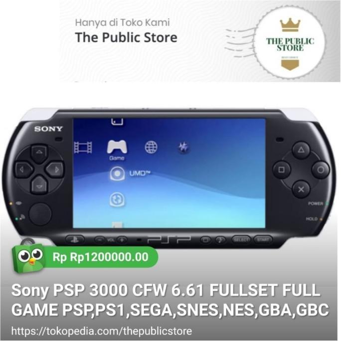 Harga Sony Psp 3000