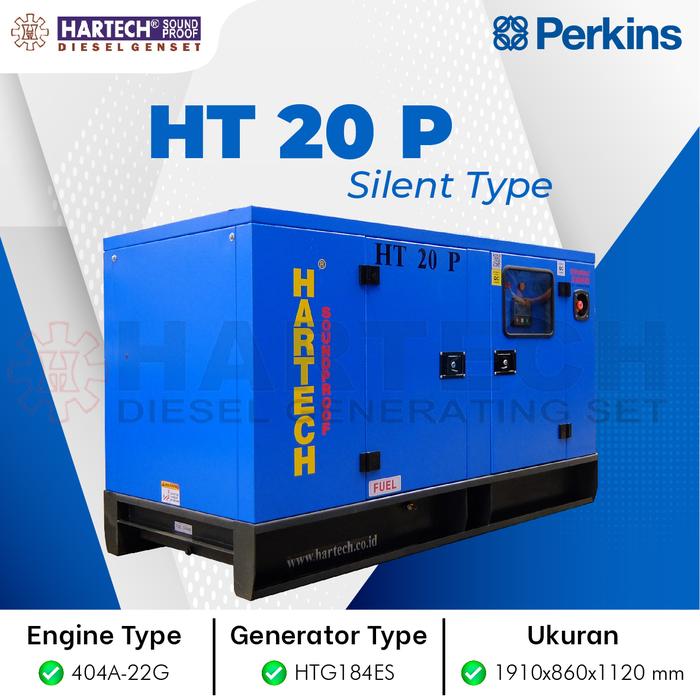 Jual GENSET HARTECH HT 20 P SILENT TYPE GENO HTG / STAMFORD - Jakarta ...