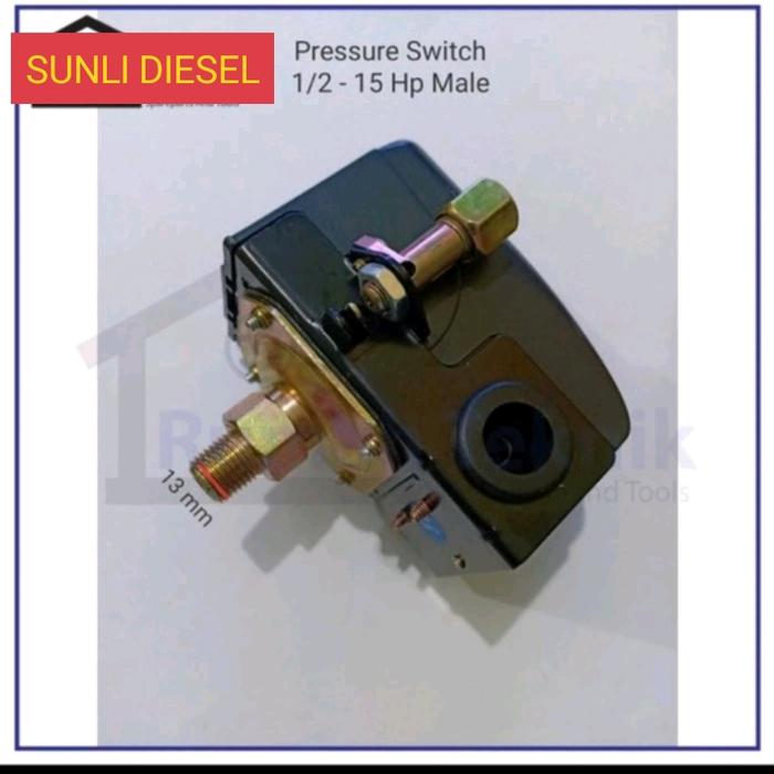 Jual 1/2HP - 15HP PRESSURE SWITCH/SAKLAR OTOMATIS KOMPRESOR ANGIN MALE - Jakarta Pusat - SUNLI ...