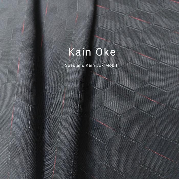 Jual Kain Jok Mobil Fabric Hitam Motif Garis Merah - Kab. Bandung ...
