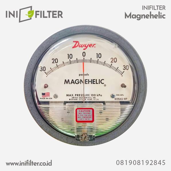Jual Dwyer 2300-60PA Magnehelic Differential Pressure Gauge INIFILTER ...