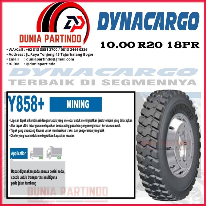 Jual Ban Truck Bus 10.00 R20 18ply DYNACARGO Y858+ . CHAT DISKON HARGA ...
