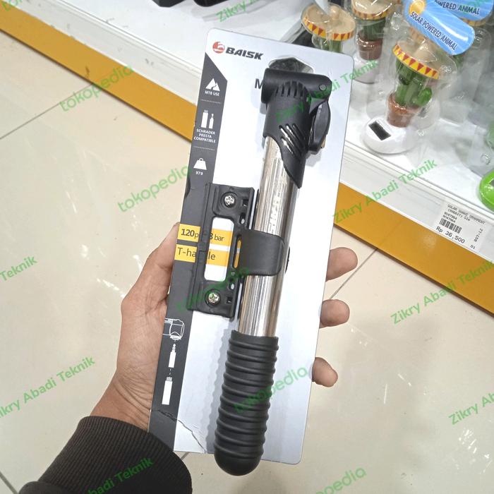 Jual Pompa Sepeda Baisk Pump MTB roadbike Presta Bola 120 psi - Jakarta ...