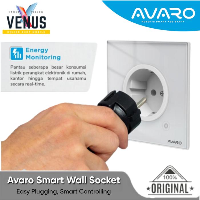 Jual AVARO SMART POWER SOCKET PLUG ADAPTER COLOKAN LISTRIK STOP KONTAK ...