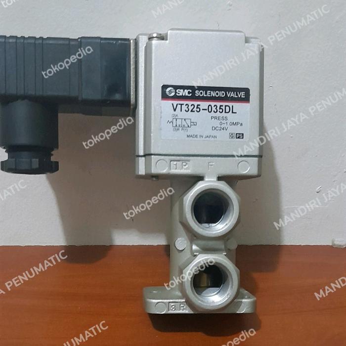Jual SOLENOID VALVE SMC VT325-035DL 3way 3/8" 24vdc - Jakarta Barat - MANDIRI JAYA PENUMATIC ...
