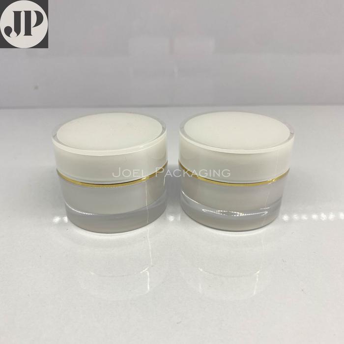 Jual Pot acrylic 10gr Pearl White mutiara list goldpot akrilik 10 gr ...