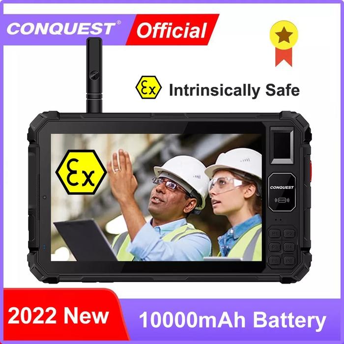 Jual TABLET RUGGED CONQUEST S22 ATEX EXPLOSION PROOF GLOBAL ANDROID 11 ...