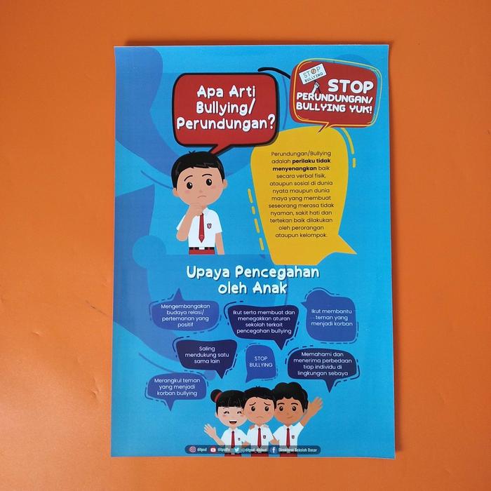 Jual Poster Bullying (E) - Stop Kekerasan Pada Anak - Poster Sekolah ...