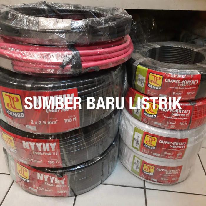 Jual Jembo Cable Kabel Serabut NYAF 1x0.75mm 0,75mm Per Meter Potongan - Kuning-Hijau - Jakarta ...