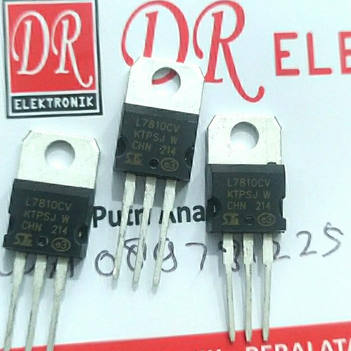 Jual Transistor 7810 IC LM7810 Voltage Regulator - ASLI CHN L7810CV CV ...