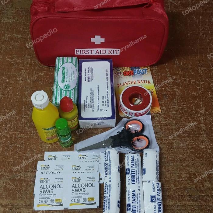 Jual paket tas mini jinjing P3K/tas mini first aid + isi lengkap murah ...