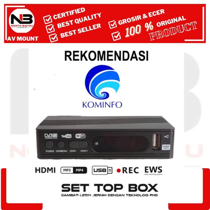 Jual set top box tv digital DVBT2 stb receiver tv digital NEW VERSION - Kota Bekasi - North ...