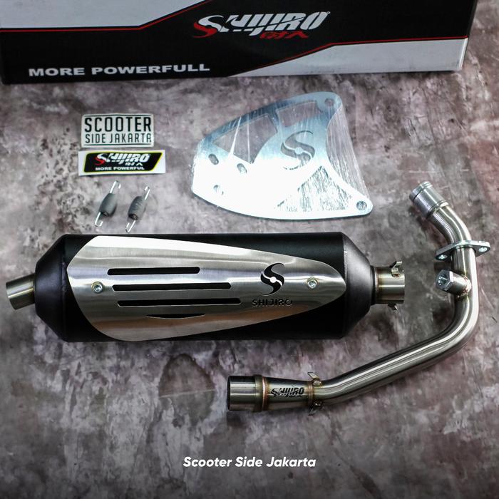 Jual knalpot Shijiro standar Racing vespa sprint primavera lx s 3v iget ...