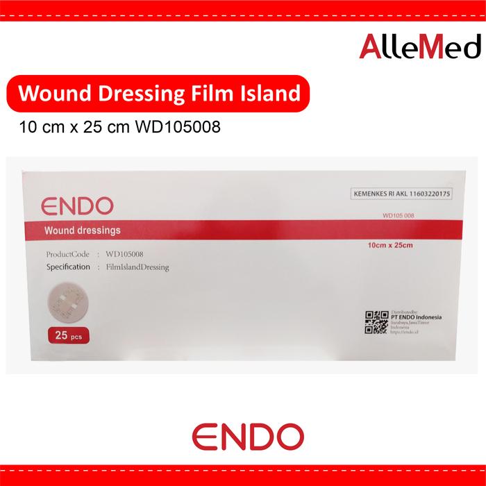 Jual ENDO Wound Dressing Film Island Dressing 10 x 25 cm WD105008 ...