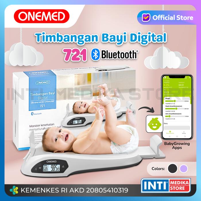 Jual Onemed - Timbangan Bayi Digital Badan + Tinggi 721 Digital Baby Scale Di Seller Velvet ...