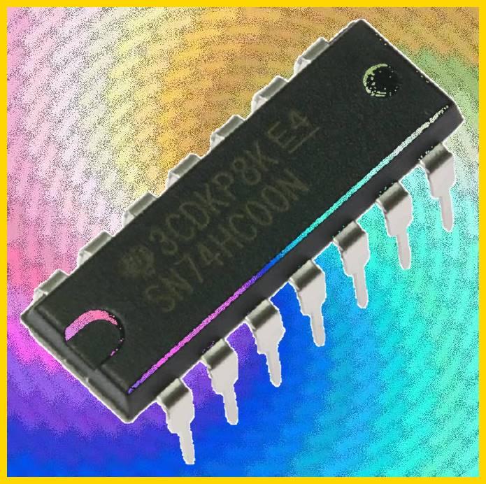 Jual 74HC00 High Speed CMOS Logic Quad 2-input NAND Gate chip - Kota ...