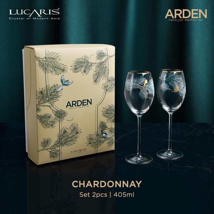 Promo Lucaris Arden Chardonnay White Wine Glass Gift Set / Gelas ...