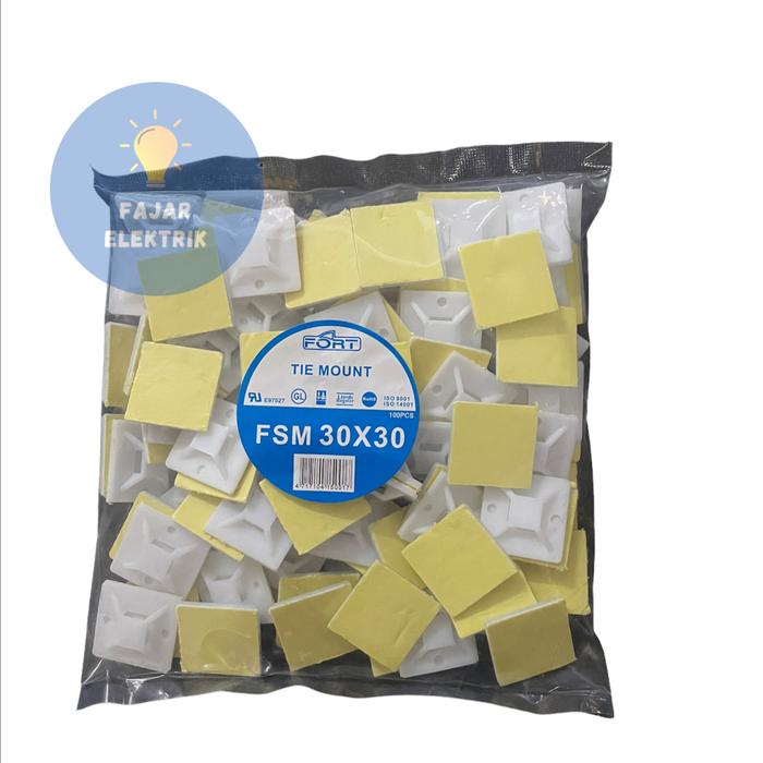 Jual TIE MOUNT KABEL FORT 30X30 FSM-30P PUTIH - Jakarta Timur ...